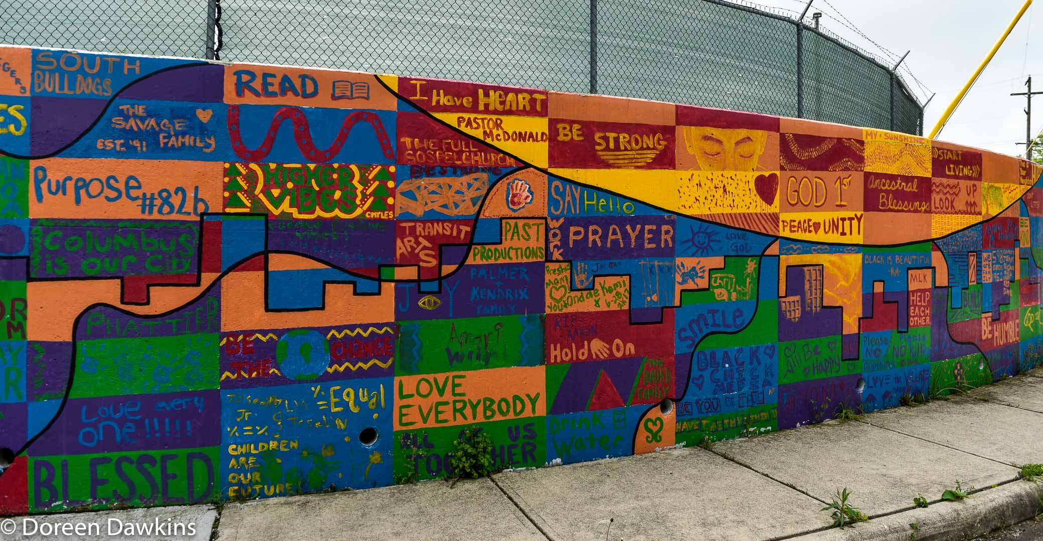 COVID-19 Break: Lucille McIntyre “Peace Wall” – 614whats2love